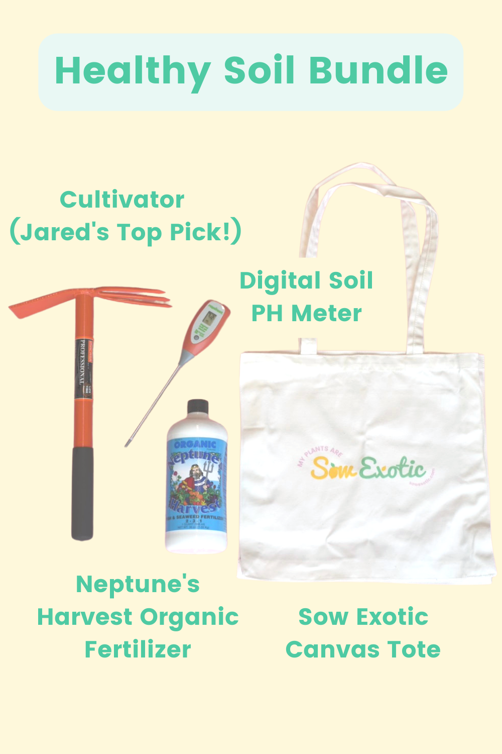 Healthy Soil Bundle | Garden Tools | Sow Exotic